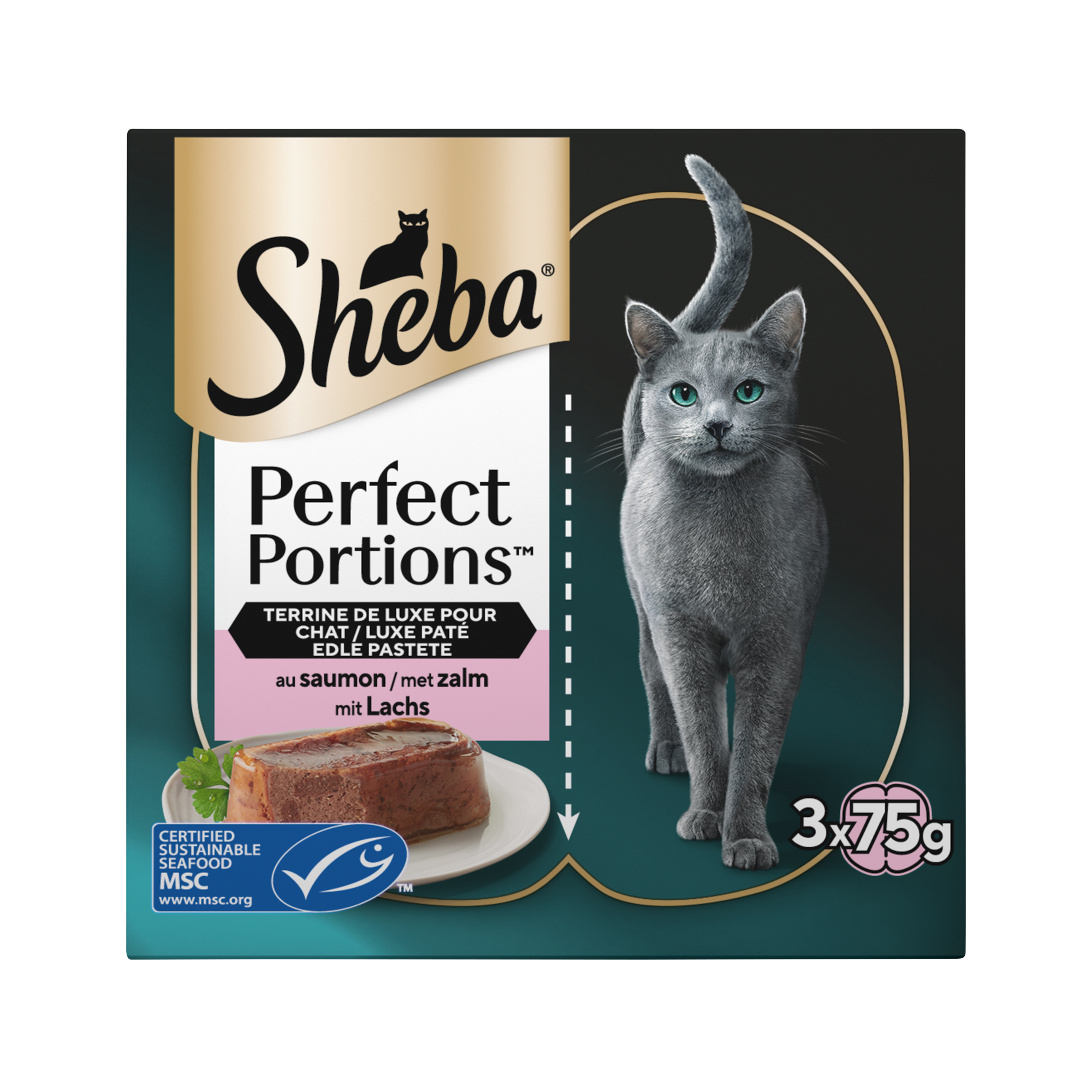 Sheba Perfect Portions Salmon | Cats | Vetsend.co.uk | Vetsend.co.uk