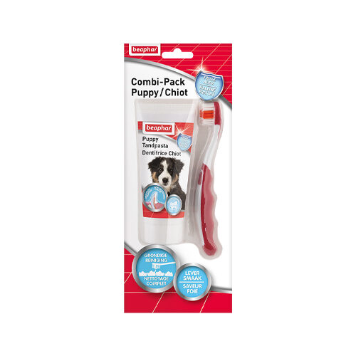 Beaphar Combi-pack Toothpaste and toothbrush | Order | Vetsend.co.uk
