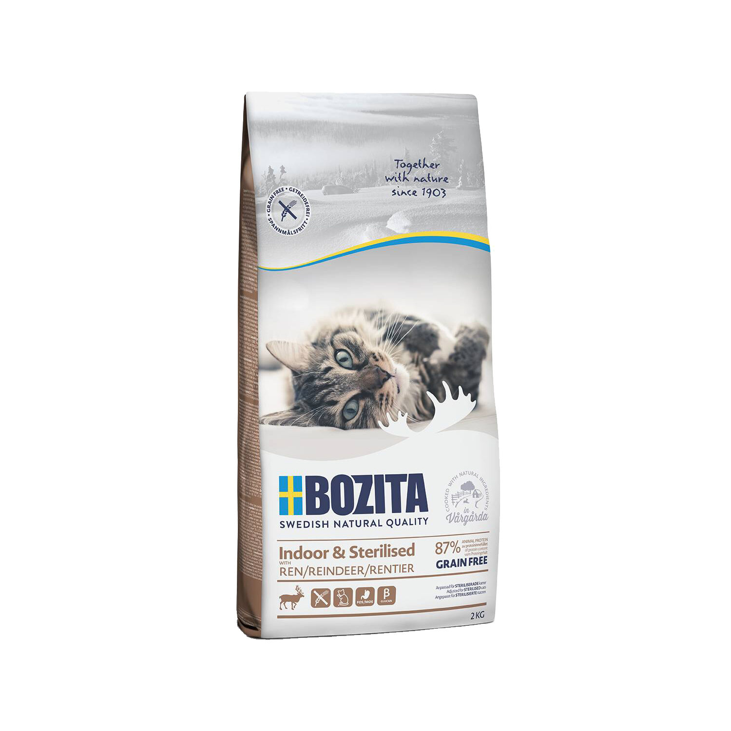 Bozita Indoor & Sterilised Grain Free | Bestellen | Medpets.nl