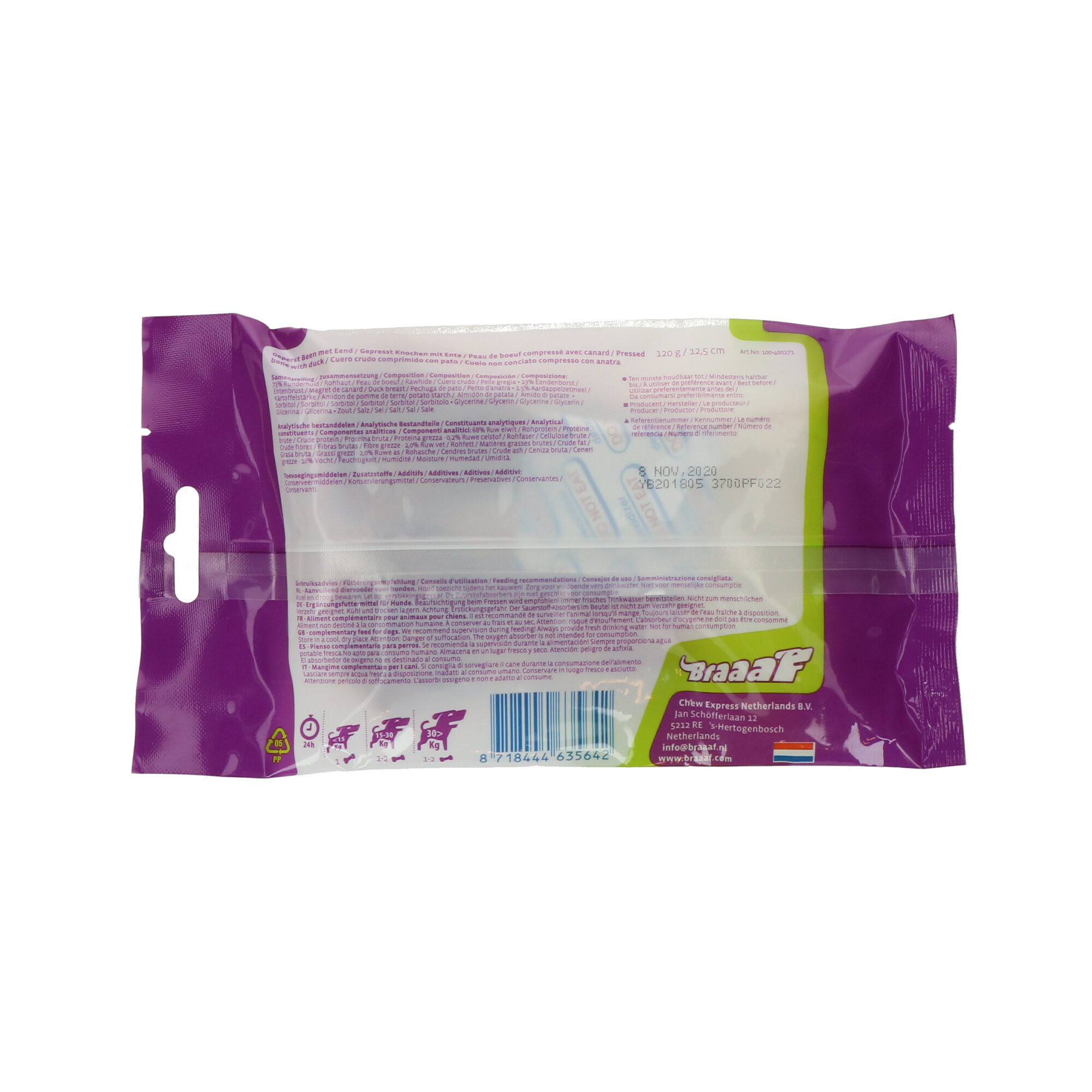 Braaaf Geperst Been met Vlees | Honden | Bestellen | Medpets.be