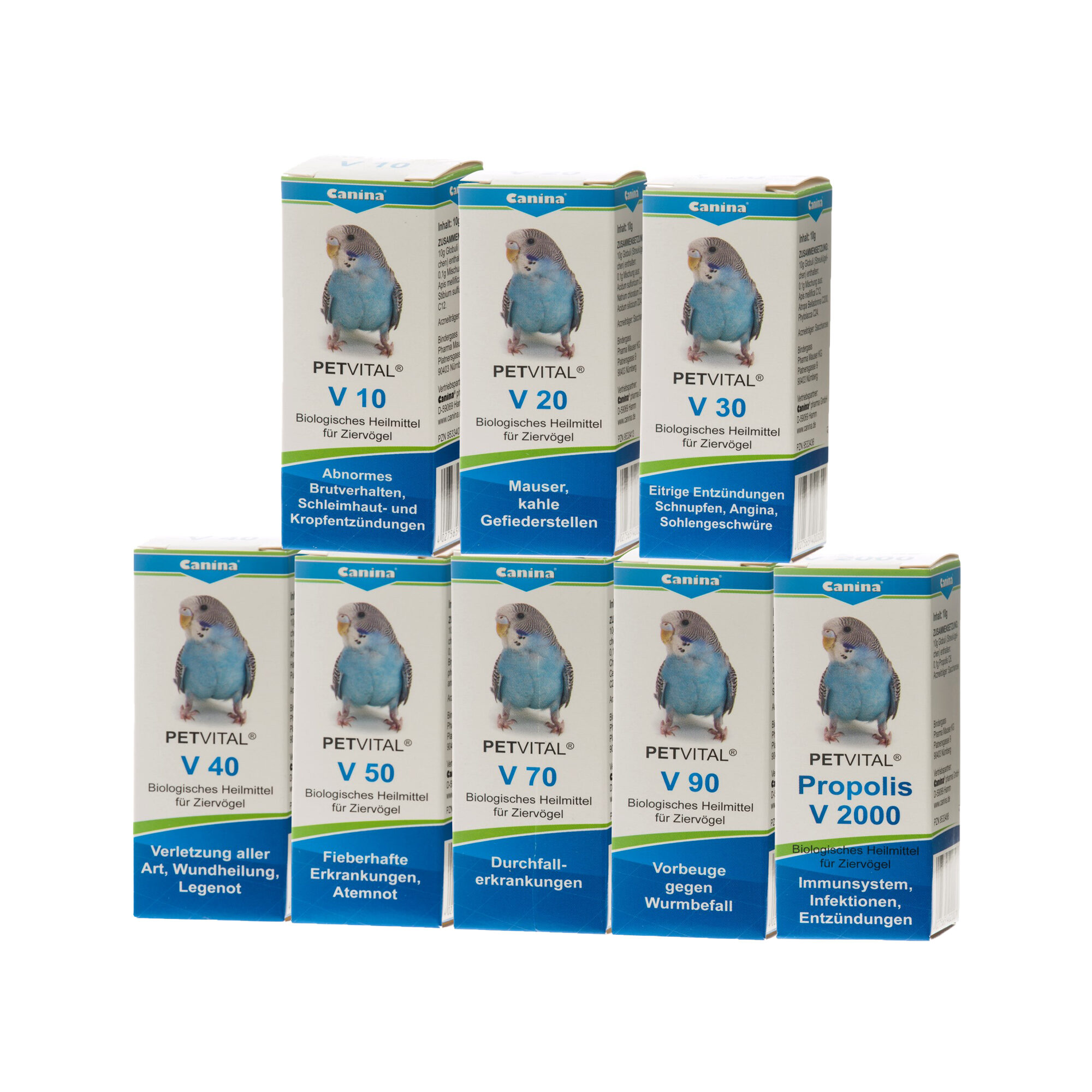 Canina Petvital V-serien | Fugle | Bestil online | Medpets.dk