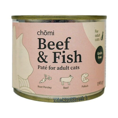 Chomi Adult Rund & Vis Paté I Katten I Bestellen | Medpets.be