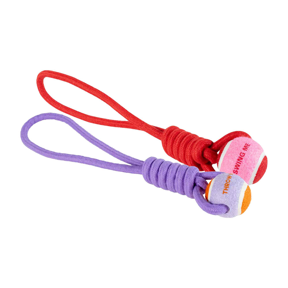 Coockoo Swing/Throw Me Ball med Reb Løkke | Hund | Bestil | Medpets.dk