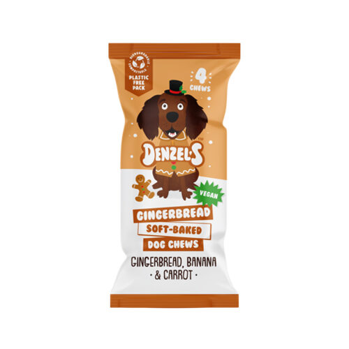 Denzel's Christmas Gingerbread Chew Bars | Order | Vetsend.co.uk