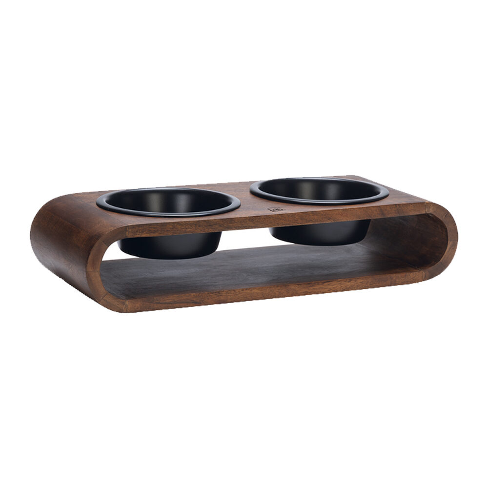 Designed by Lotte Wooden Feeding Set Melira | Dog | Vetsend.co.uk