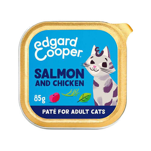 Edgard & Cooper Adult Cat - MSC Salmon and Free-range Chicken - Pâté ...
