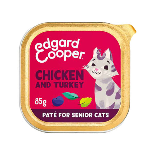 Edgard & Cooper Chat Senior - Poulet et Dinde Fermier - Pâté | Medpets.fr