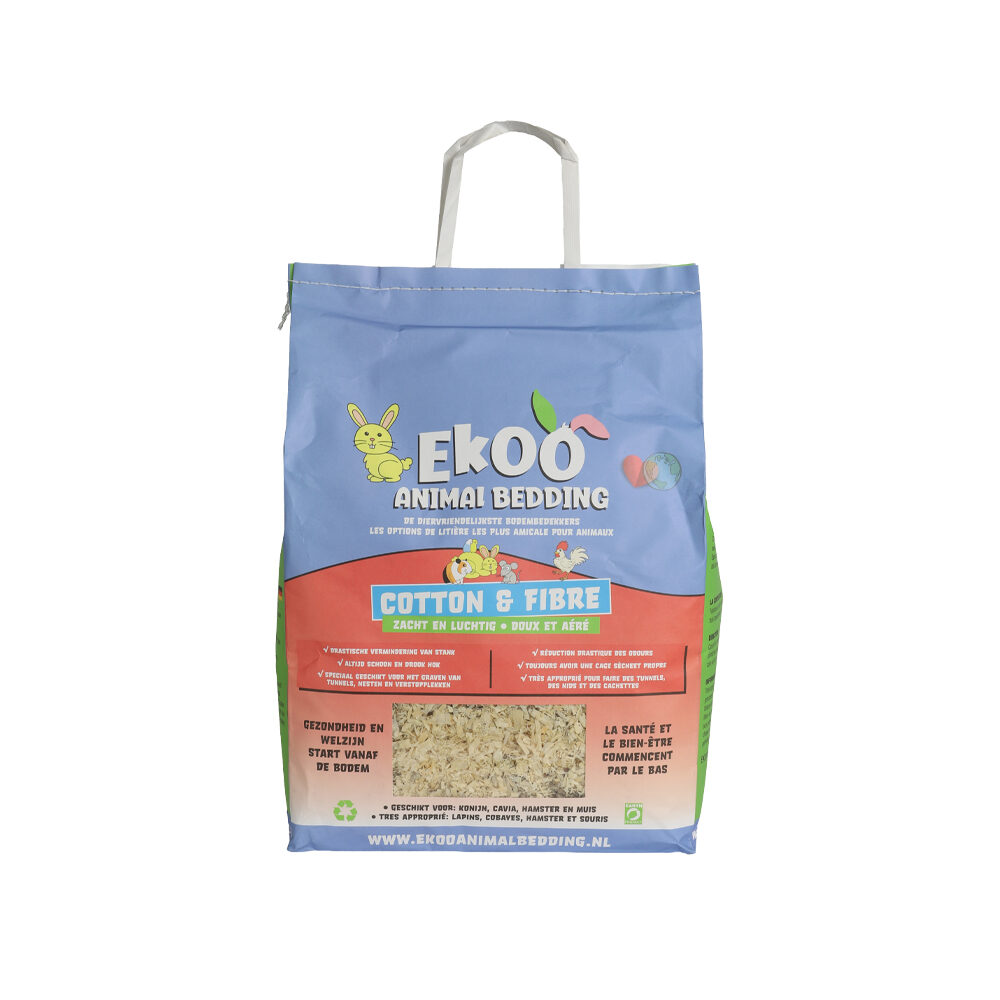 Ekoo Animal Bedding Cotton & Fibre | Knaagdier | Medpets.nl