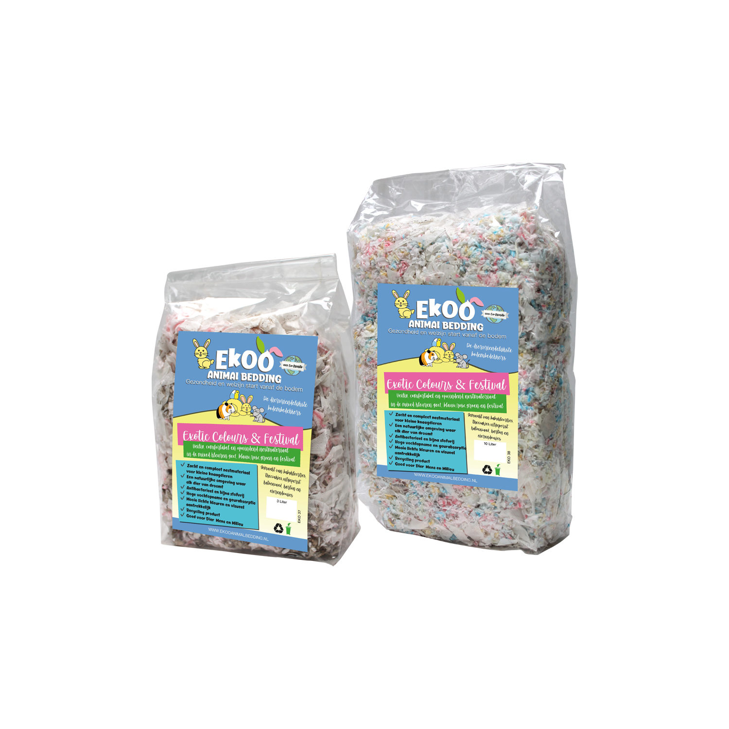 Ekoo Exotic Colours & Festival | Bodem | Bestellen | Medpets.nl