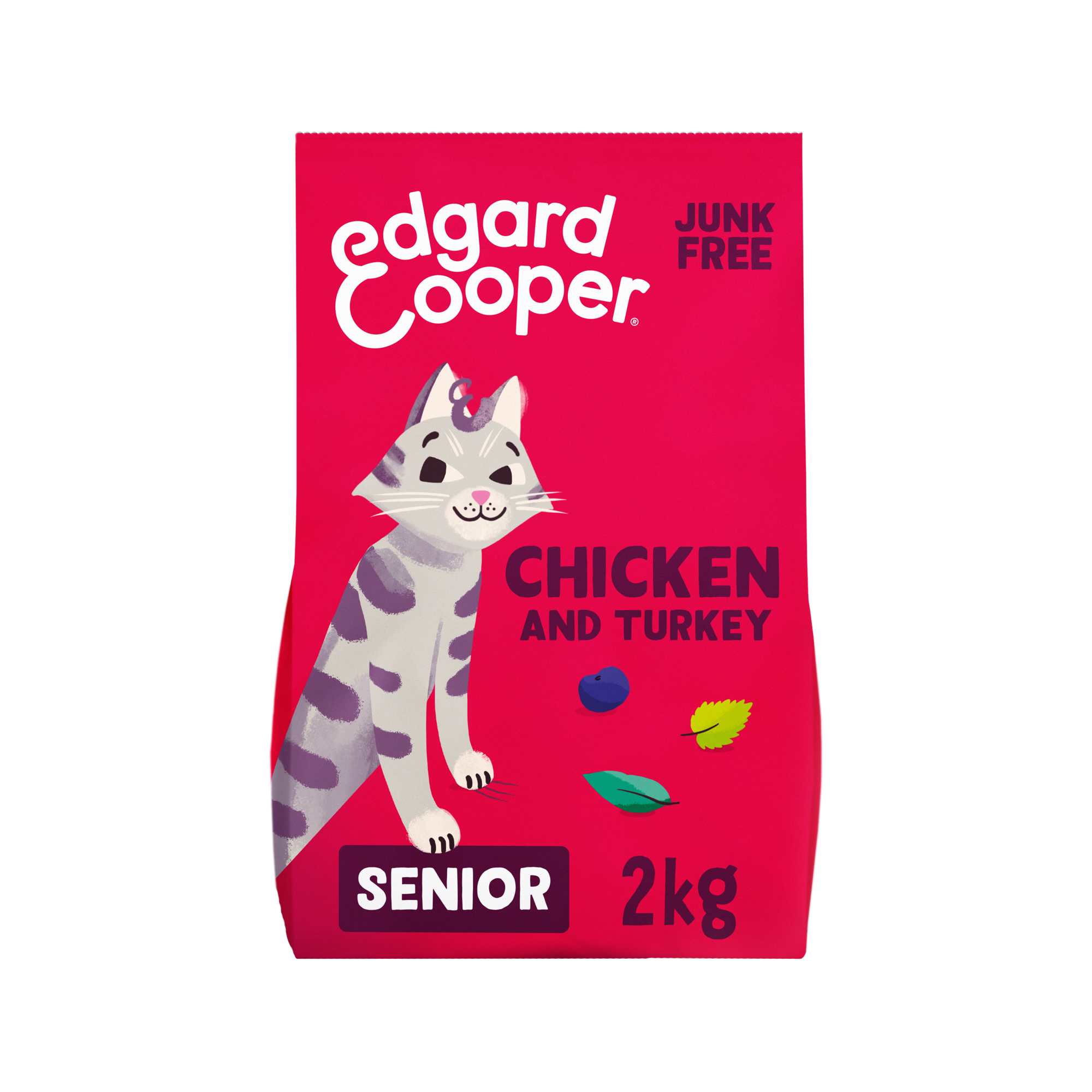 Edgard & Cooper Senior Cat - Free-range Chicken and Turkey - Kibbles ...