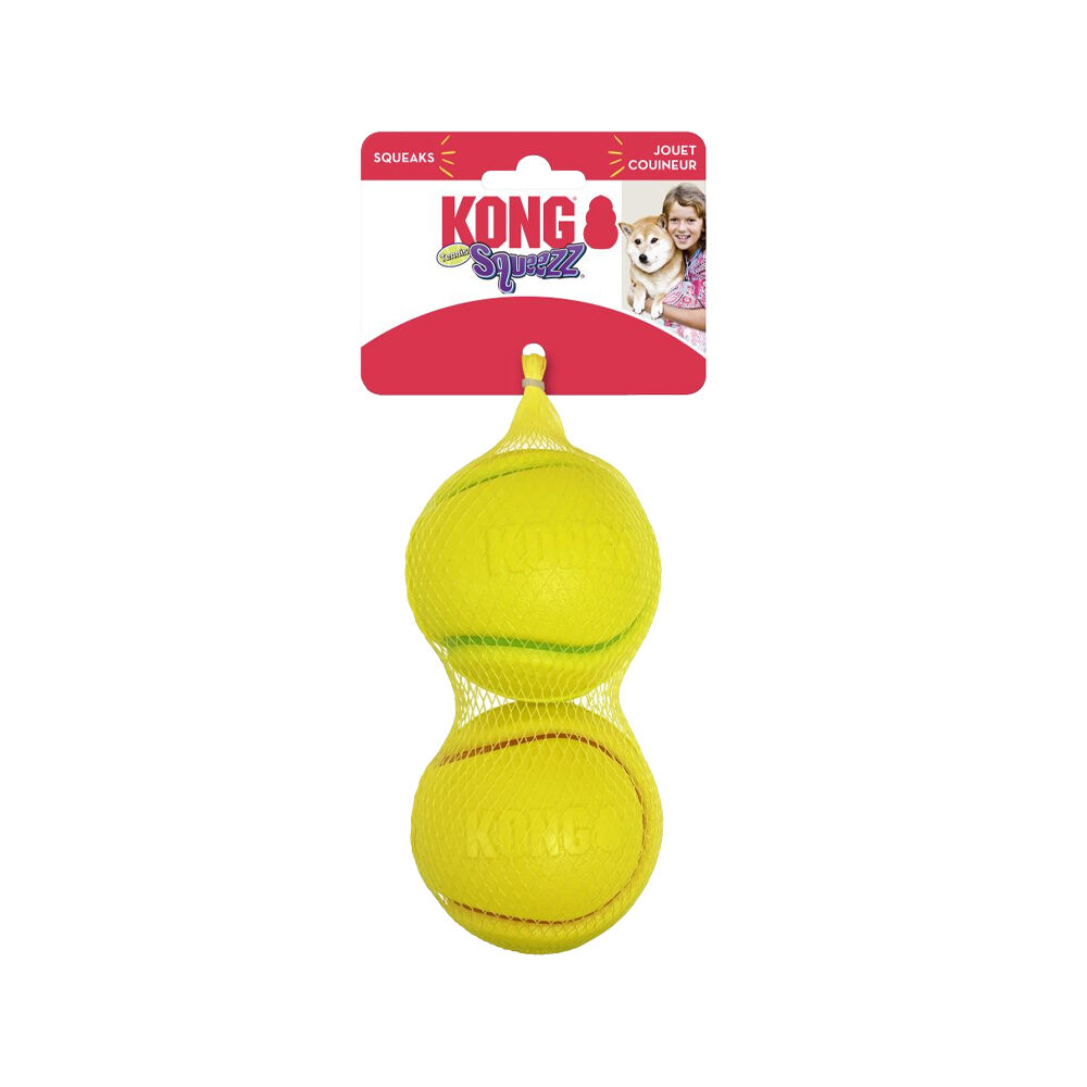 KONG Squeezz Tennis Assorted | Order | Vetsend.co.uk