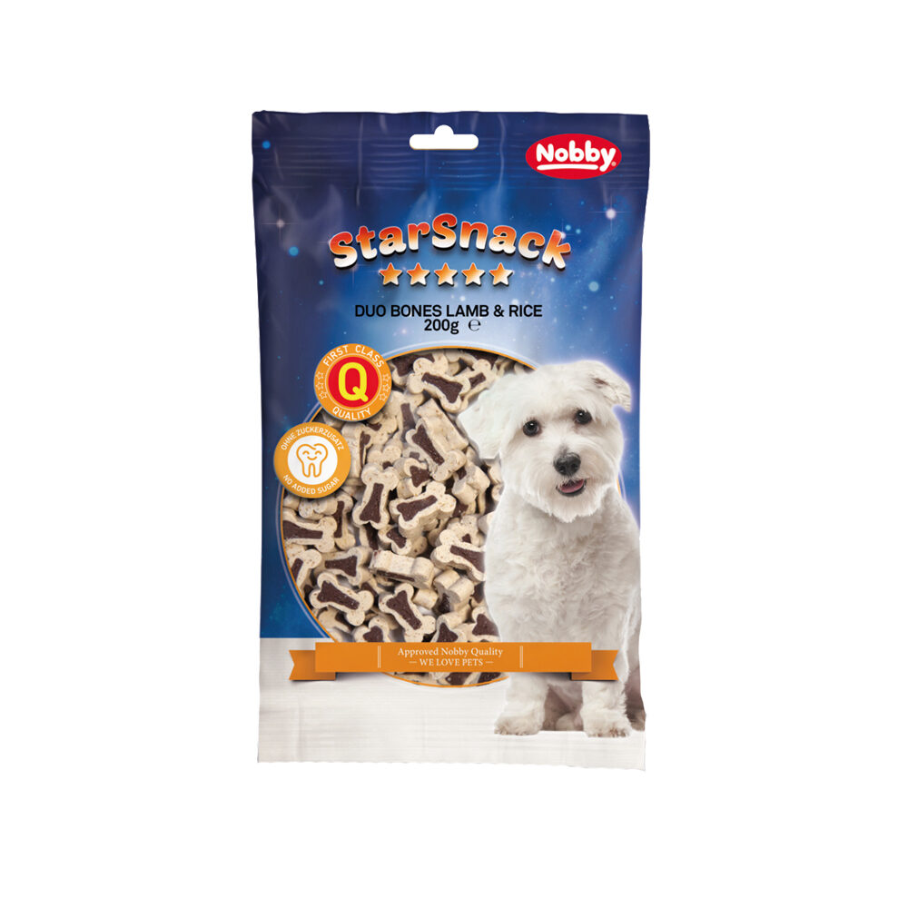 Nobby Starsnack Duo Bones Lamm und Reis | Bestellen | Medpets.de