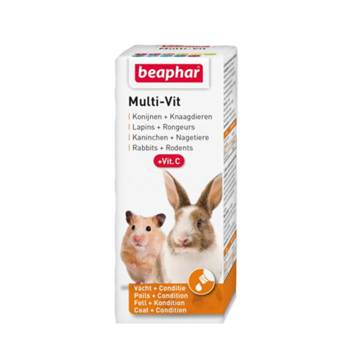 Beaphar Multi-Vit Knaagdier | Vitaminen voor Knaagdieren | Medpets.nl
