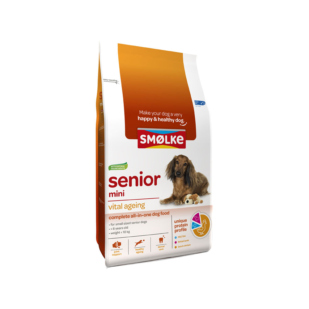 Smølke Hond Senior Mini Kip | Honden | Bestellen | Medpets.nl