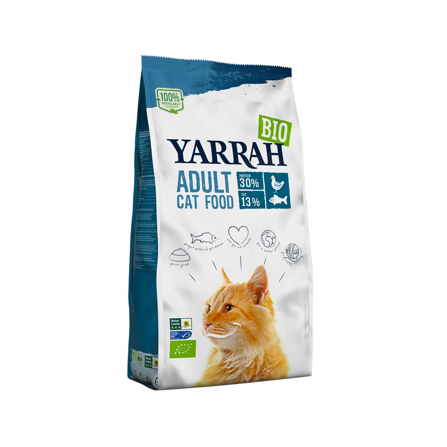 Yarrah - Droogvoer Kat met Vis Bio | Bestellen | Medpets.nl
