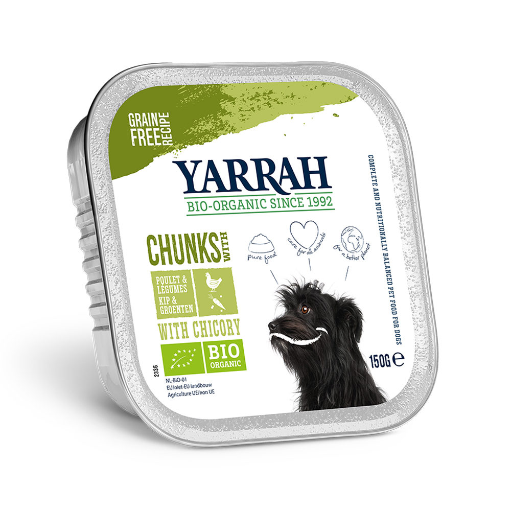 Yarrah - Alimentation humide Poulet & Légumes Bio | Medpets.fr
